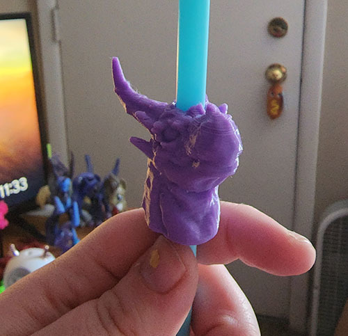 Proud Dragon Straw Topper by KyuubiNight | Download free STL model ...