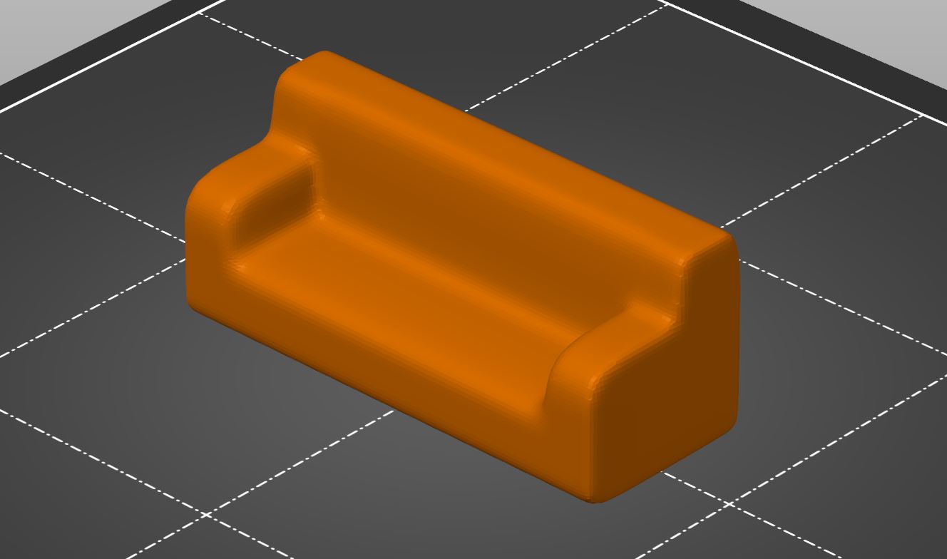 Small basic couch by D_MR_D | Download free STL model | Printables.com