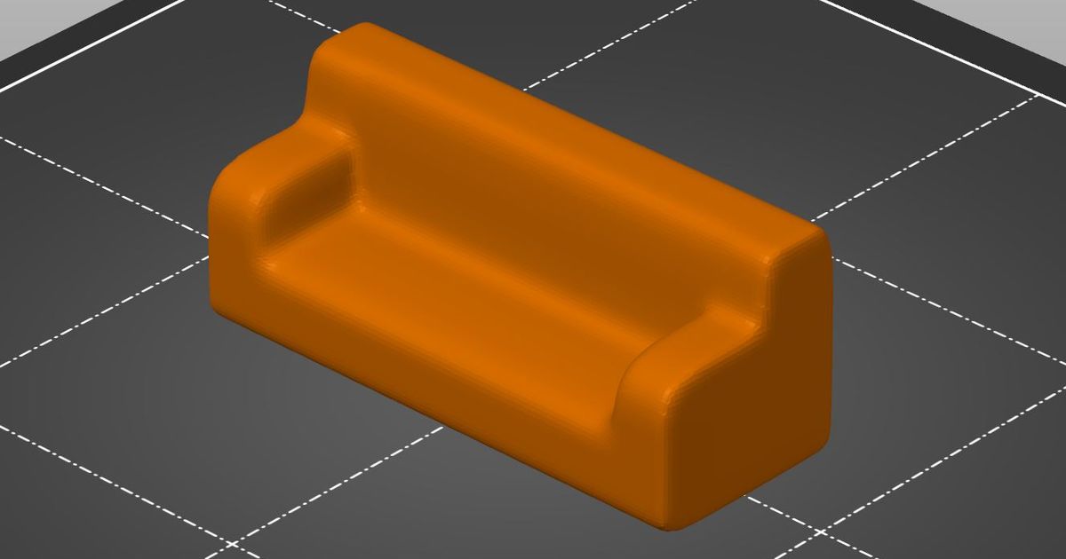 Small basic couch by D_MR_D | Download free STL model | Printables.com