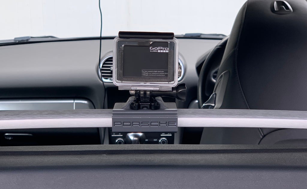Porsche 718 Cayman GoPro mount by Rasmussen | Download free STL model ...