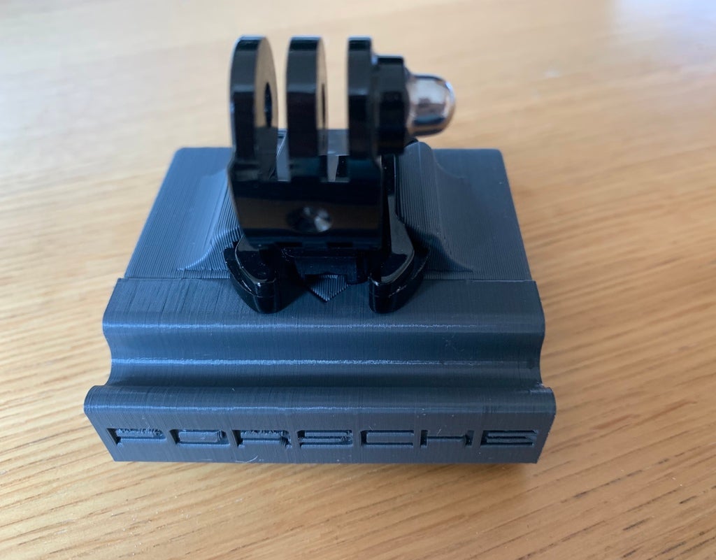 Porsche 718 Cayman GoPro mount by Rasmussen | Download free STL model ...