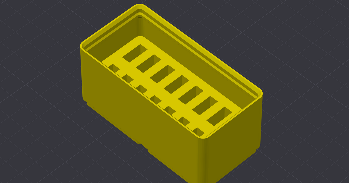 Gridfinity 1x2 USB AtoC Storage by rhencullen | Download free STL model ...