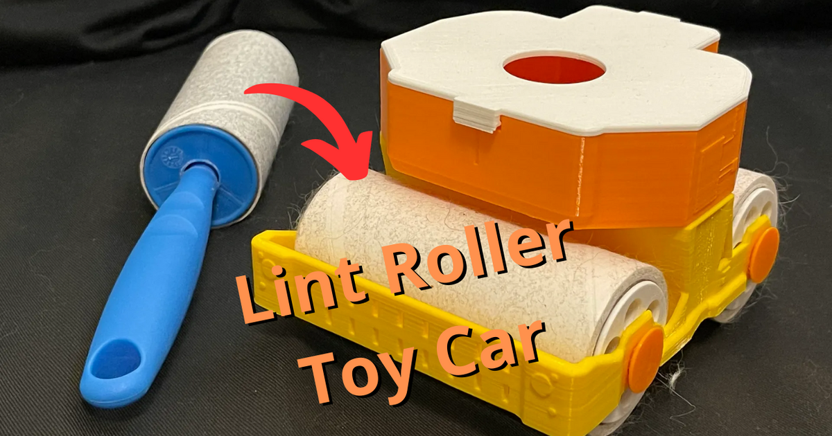 IKEA Bastis Lint Roller Toy Car by race85com | Download free STL model ...