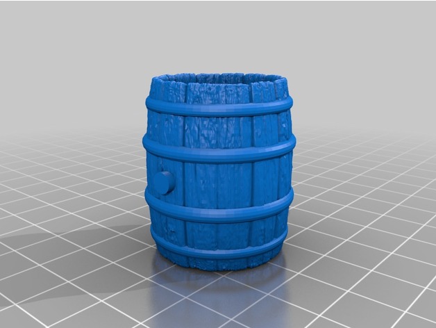 Wooden Barrel by Carsten | Download free STL model | Printables.com