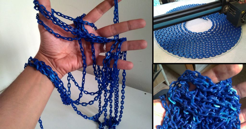 Print in Place Chains (up to 18 meters!!) by Fernando Jerez | Download ...