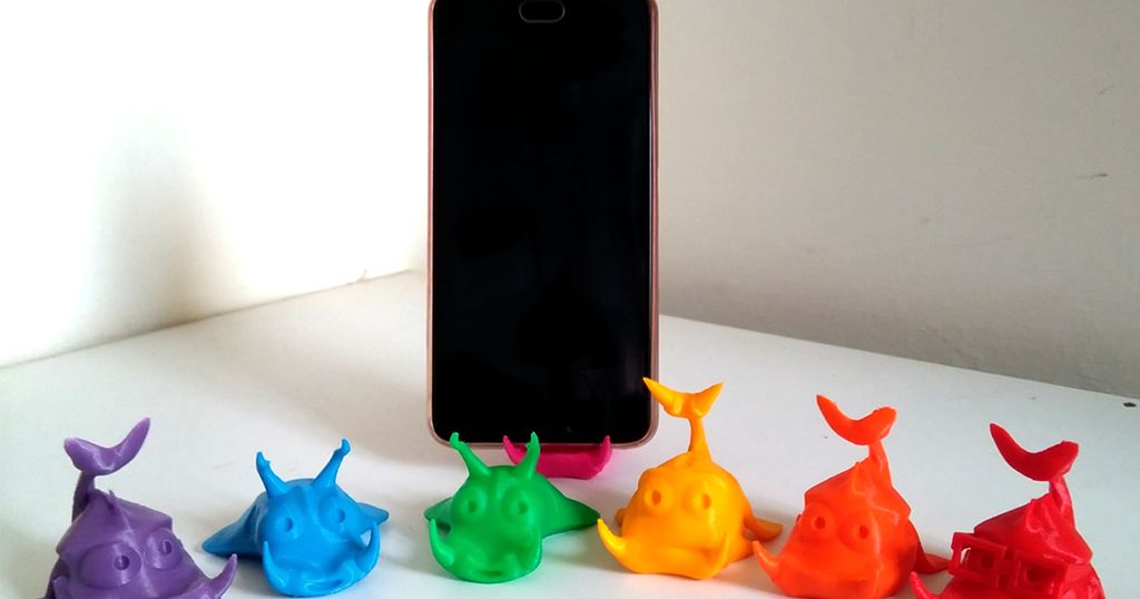 Cute Fishes - Phone Stand / Card Holder by Fernando Jerez | Download ...