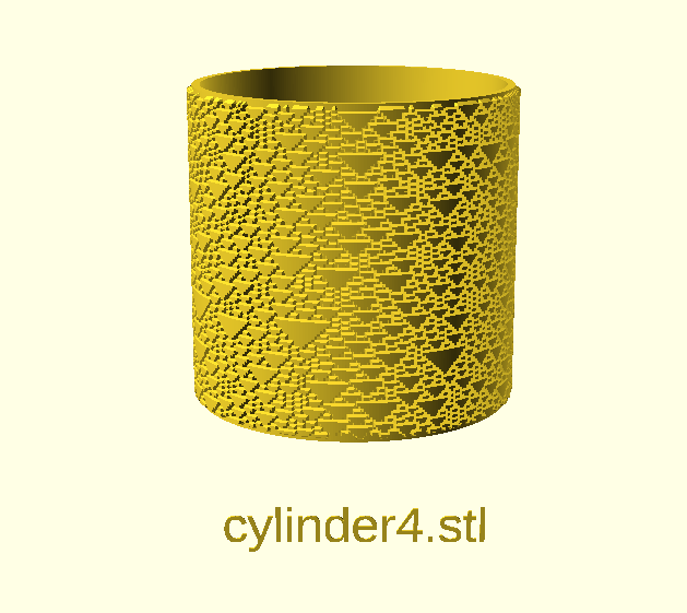 Wolfram's CA Cylinders Collection by Fernando Jerez | Download free STL ...