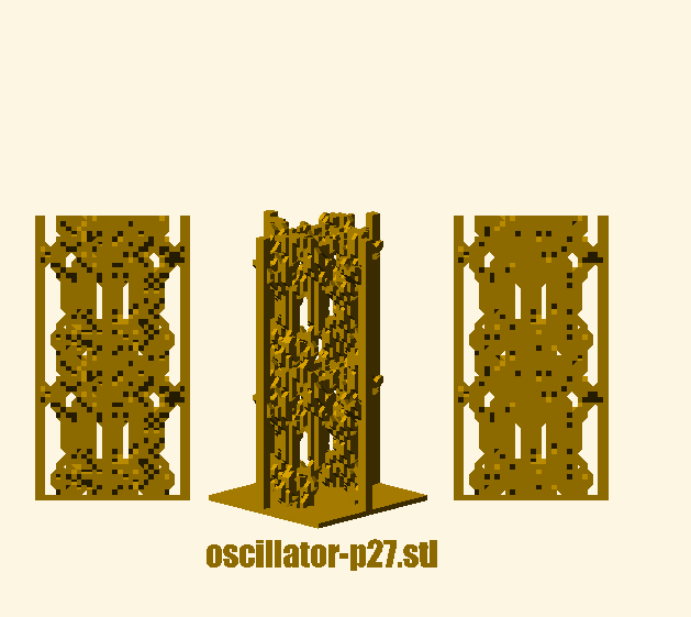 Conway's World #2: Oscillators by Fernando Jerez | Download free STL ...