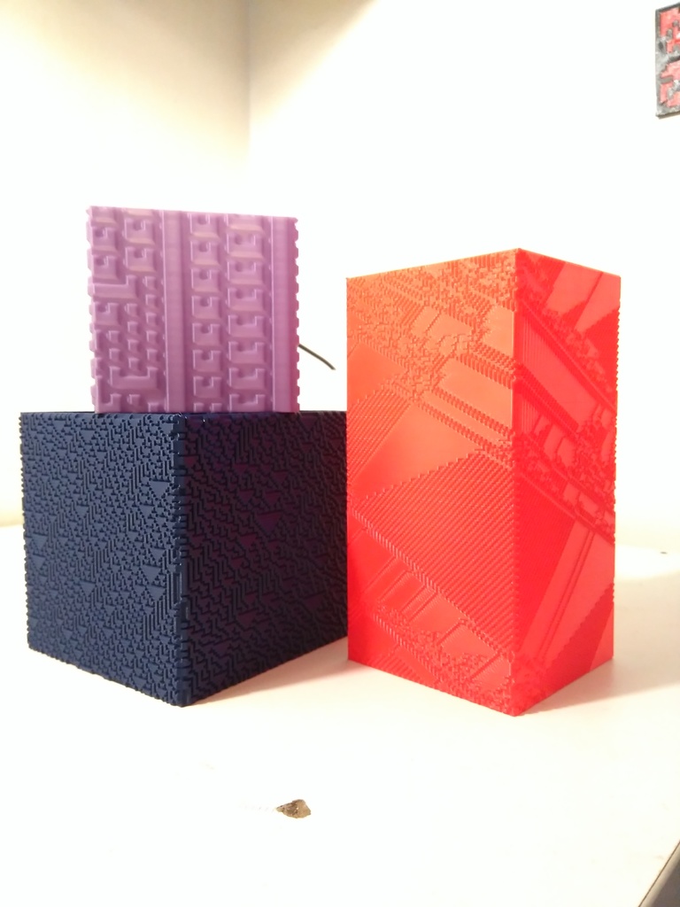 Wolfram's CA Cubes Collection by Fernando Jerez | Download free STL ...