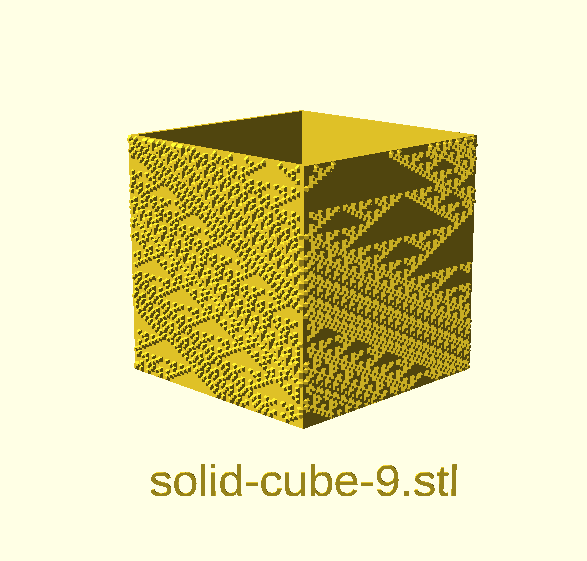 Wolfram's CA Cubes Collection by Fernando Jerez | Download free STL ...