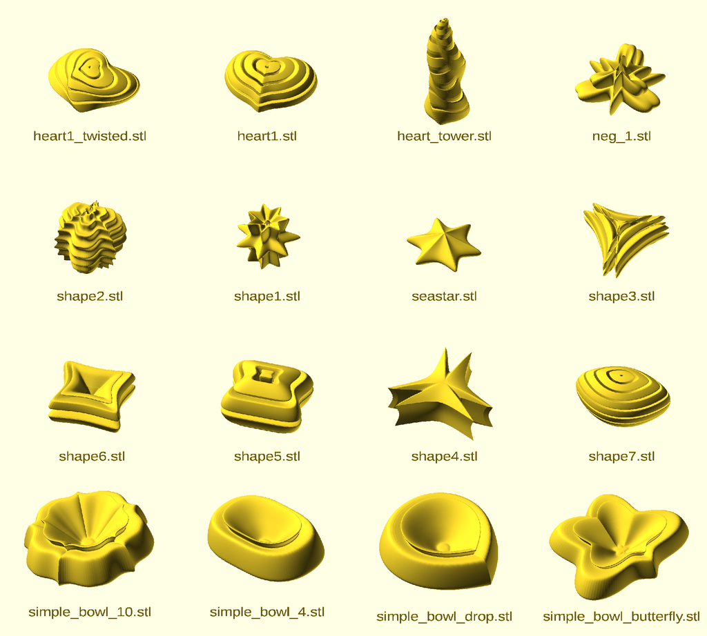 Supershape Madness by Fernando Jerez | Download free STL model ...