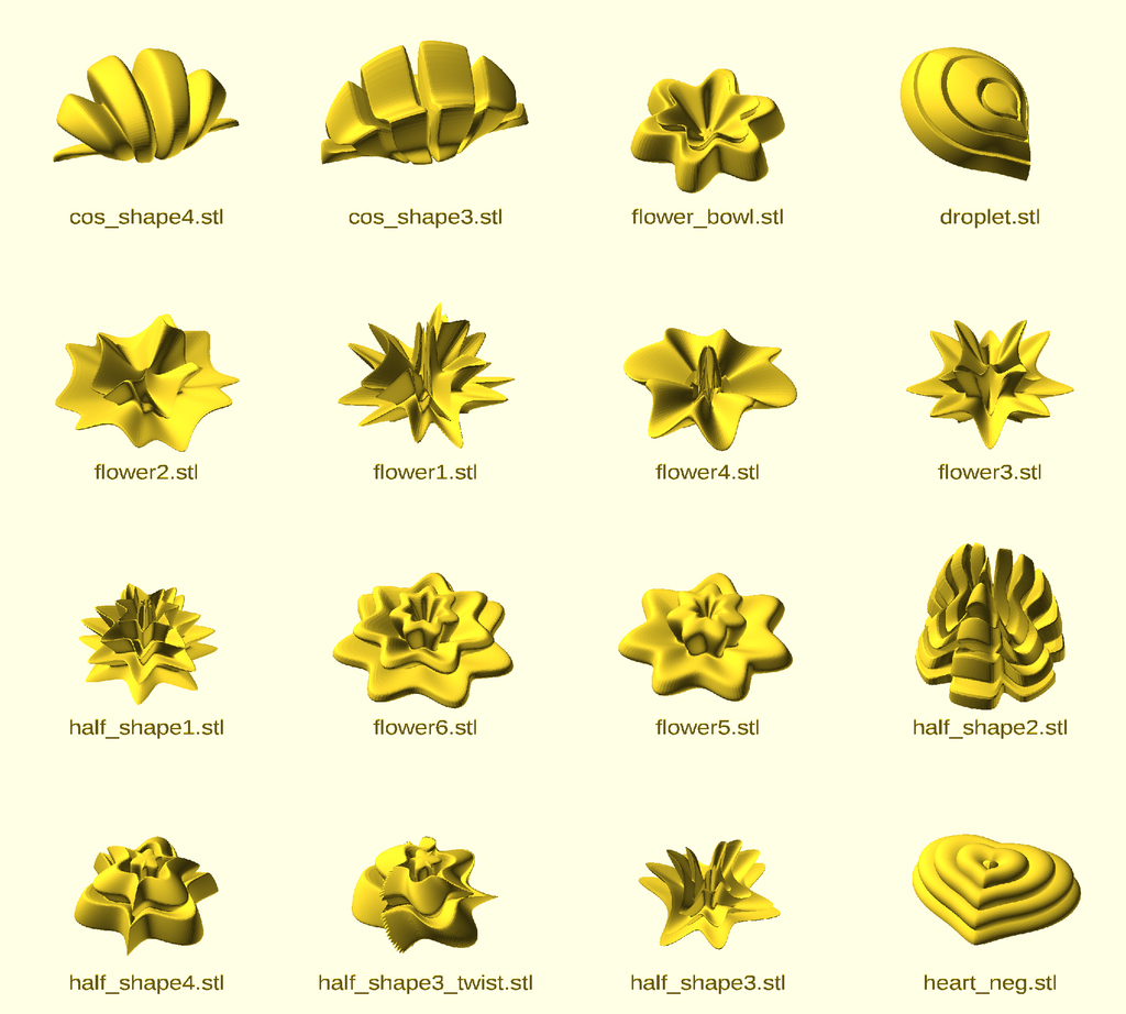 Supershape Madness by Fernando Jerez | Download free STL model ...