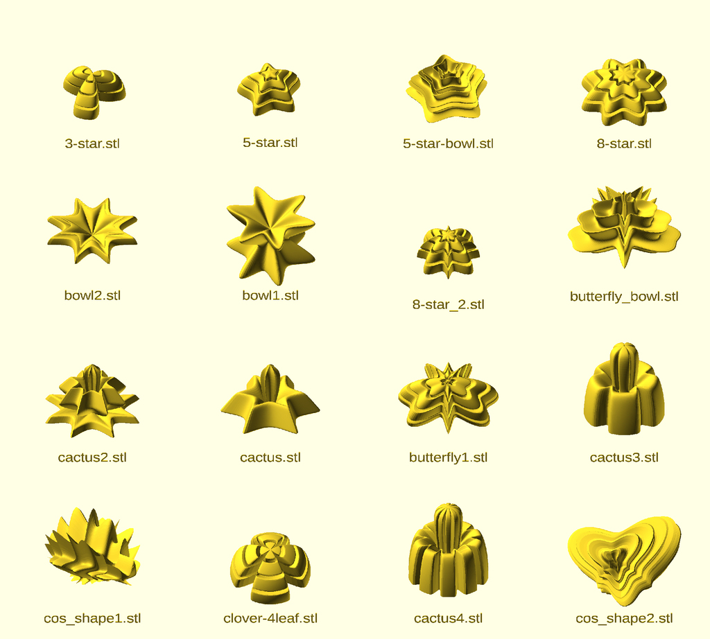 Supershape Madness by Fernando Jerez | Download free STL model ...
