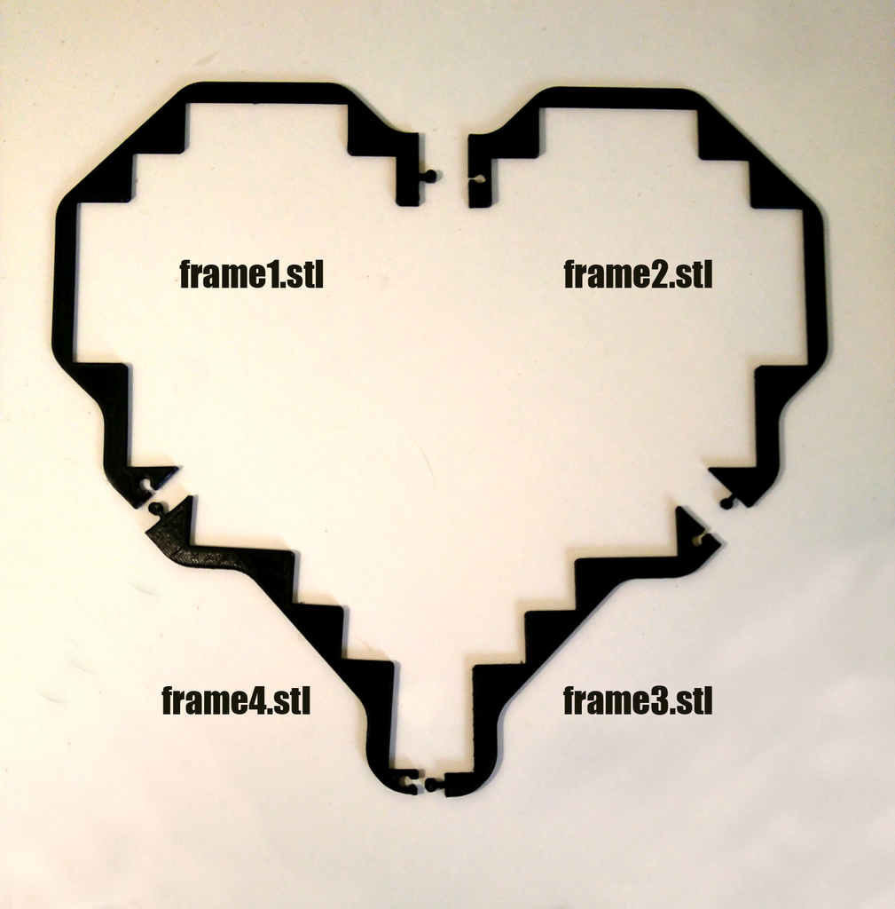 Tetris Heart Puzzle by Fernando Jerez | Download free STL model ...