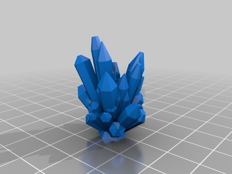 Random Crystal Generator by Fernando Jerez | Download free STL model ...