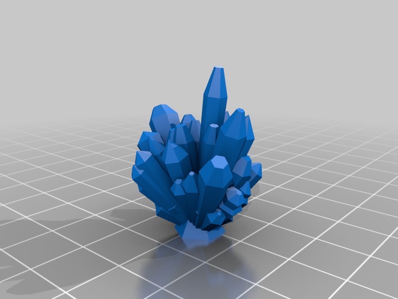 Random Crystal Generator by Fernando Jerez | Download free STL model ...