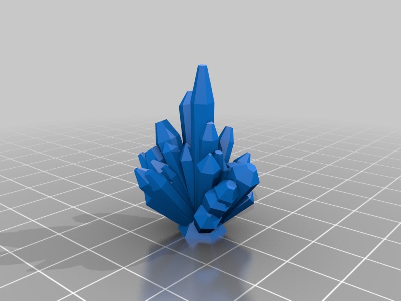 Random Crystal Generator by Fernando Jerez | Download free STL model ...