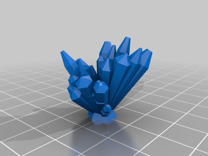 Random Crystal Generator by Fernando Jerez | Download free STL model ...