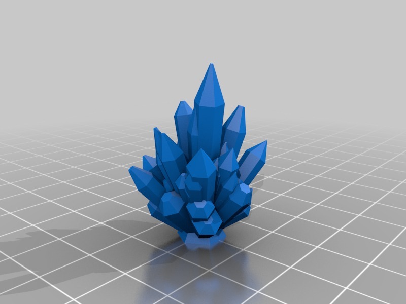Random Crystal Generator by Fernando Jerez | Download free STL model ...
