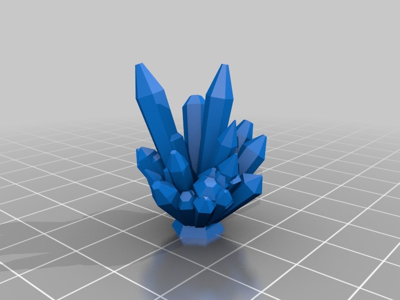 Random Crystal Generator by Fernando Jerez | Download free STL model ...