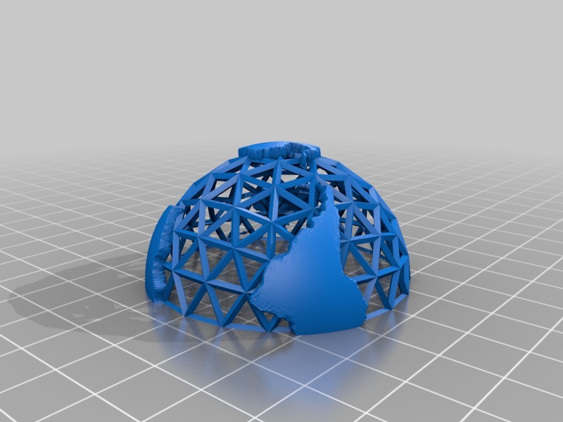 Wired Earth Globe por Fernando Jerez | Descargar modelo STL gratuito ...