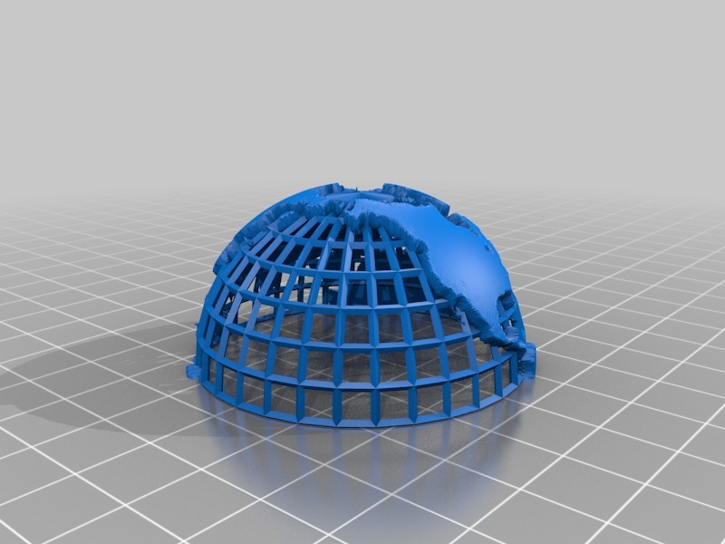 Wired Earth Globe por Fernando Jerez | Descargar modelo STL gratuito ...