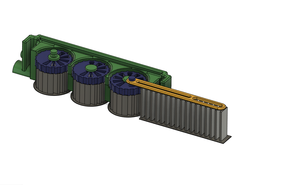 Mini Toy Steam Train, moving side-rods, SNAP TOGETHER, NO SUPPORTS ...