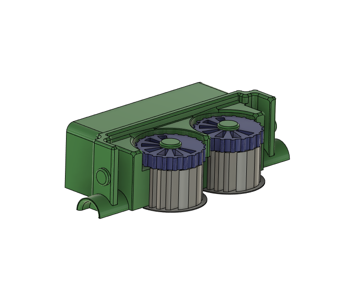 Mini Toy Steam Train, moving side-rods, SNAP TOGETHER, NO SUPPORTS ...