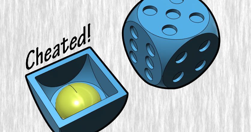 Cheated Dice by Fernando Jerez | Download free STL model | Printables.com