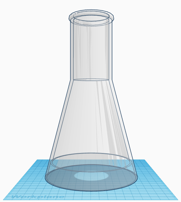 Large Erlenmeyer Flask by Julie Bowen | Download free STL model ...