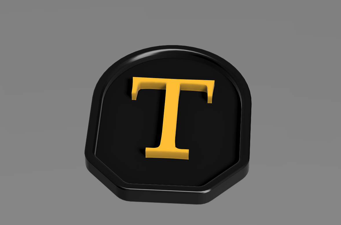 Tag with letter T by C.Wyatt | Wyatt Industries | Download free STL ...