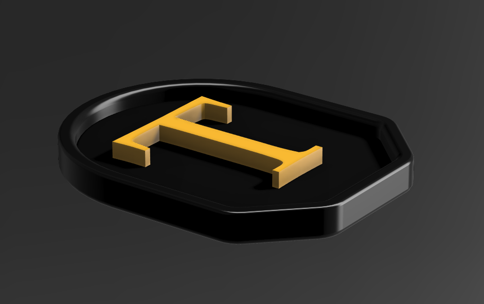 Tag with letter T by C.Wyatt | Wyatt Industries | Download free STL ...