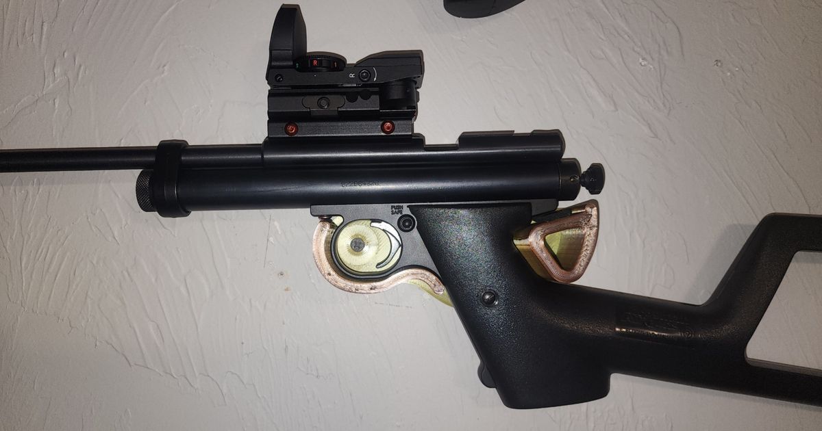 Crosman 2240 custom wall mount by Anton | Download free STL model ...