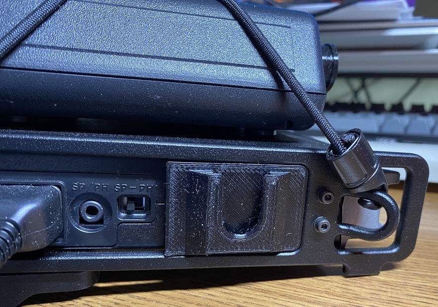 Yaesu FT-818 microphone holder by Naughtius Maximus | Download free STL ...