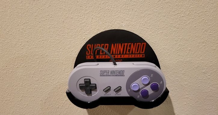 SNES Classic Controller Wall Mount by Shabubu | Download free STL model ...