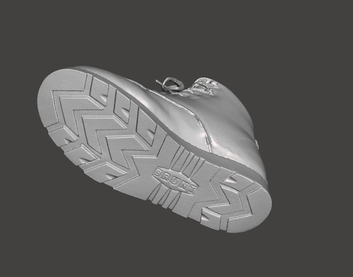 3D Scan of Brunt Leather Boot by 3DDIY | Download free STL model ...