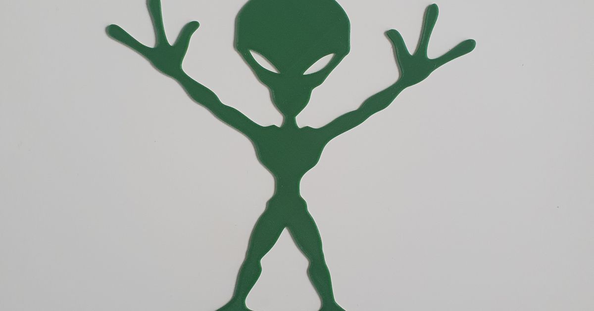 Alien Wall Decor by Martin | Download free STL model | Printables.com