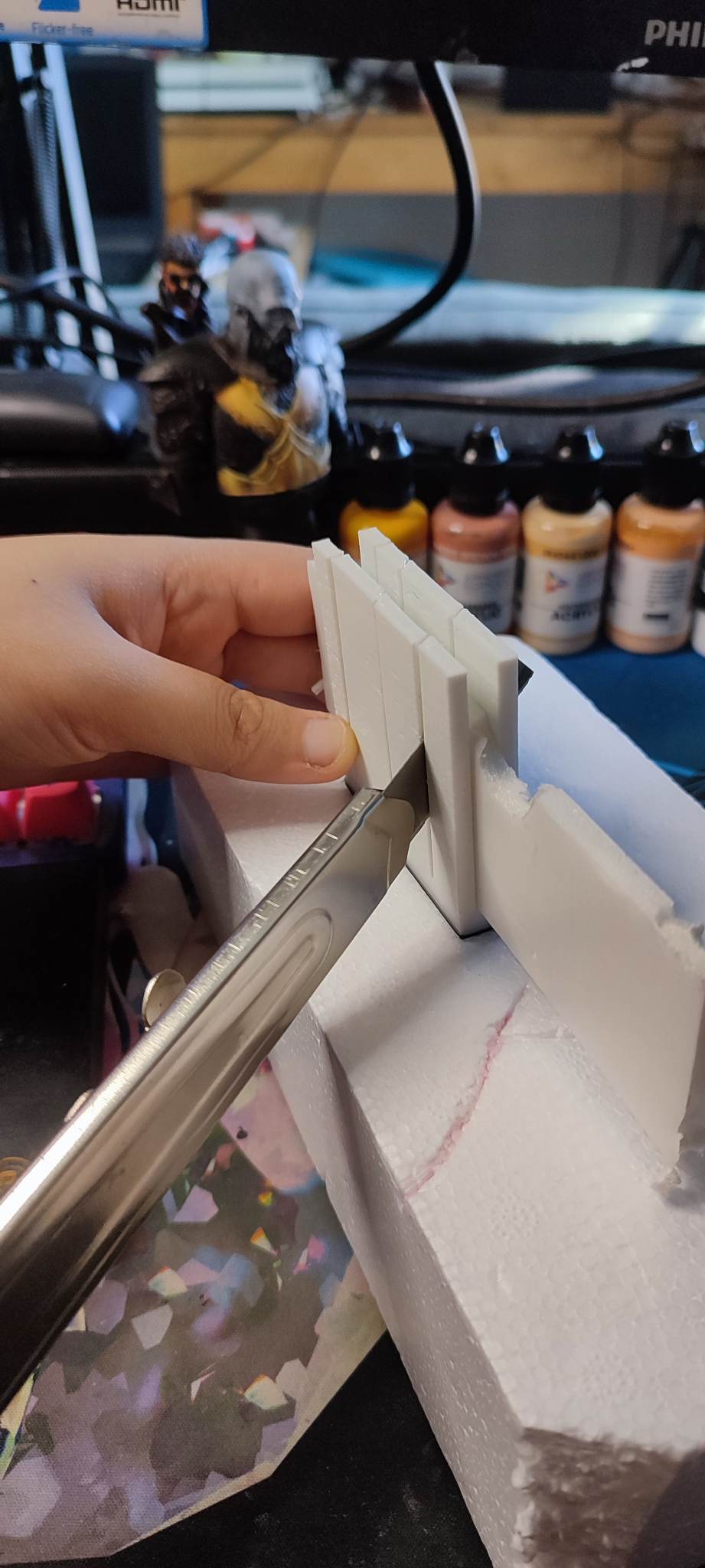 Miter Guide or Cutting Angle Jig for Foam Boards, Foam Core or Sintra ...