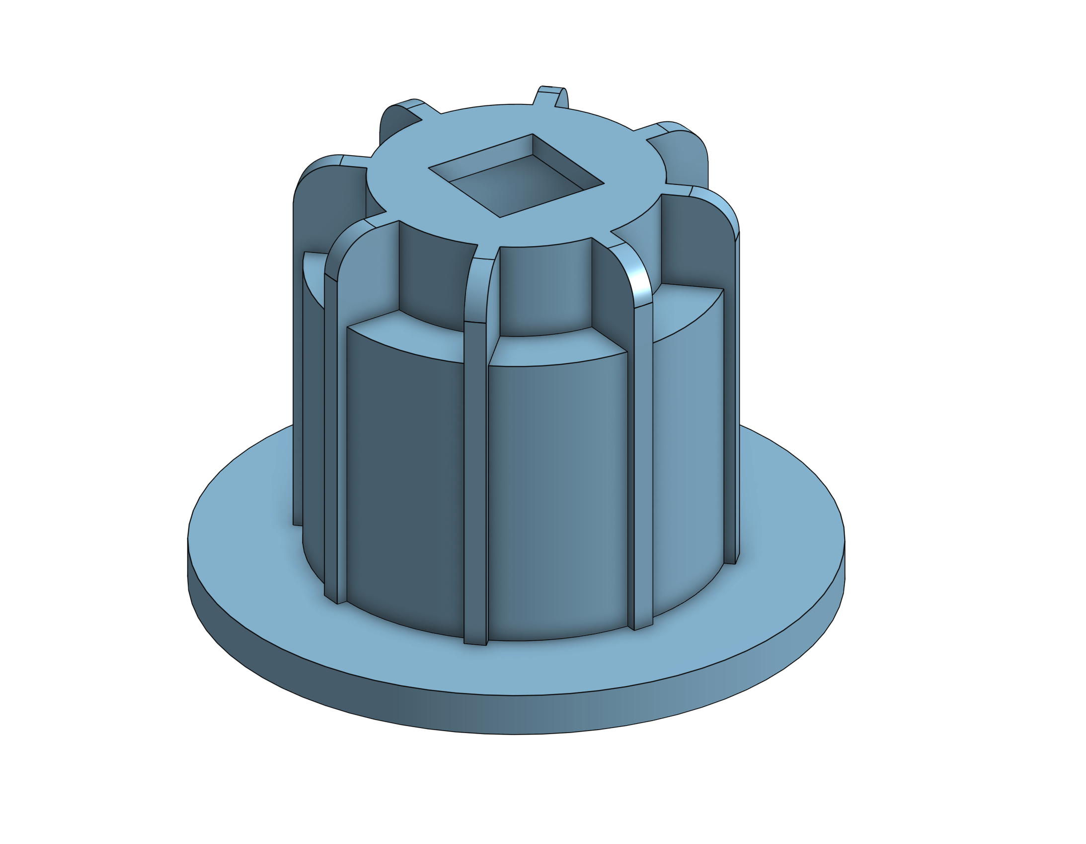 Roller blind spring retainer by Tom Whitwell | Download free STL model ...