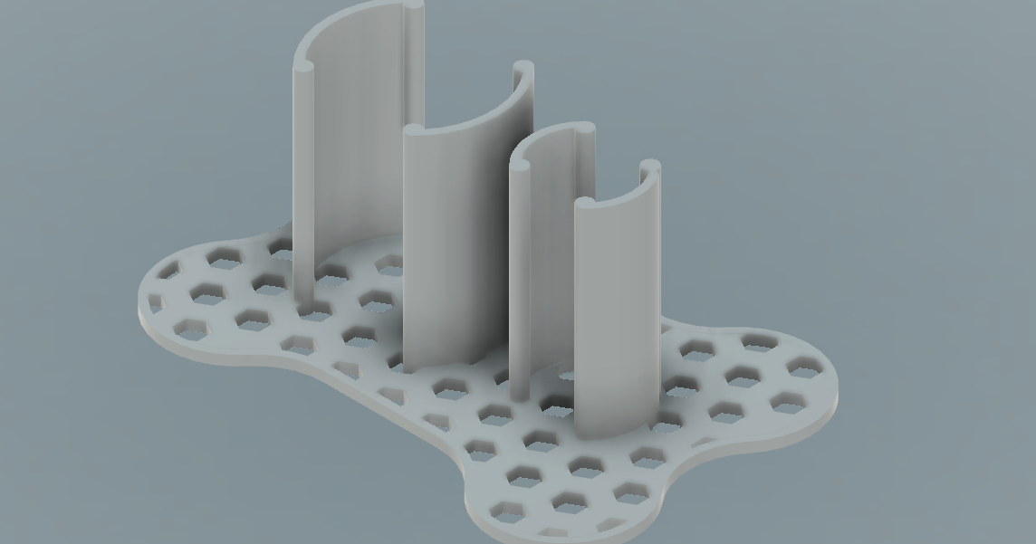 Tube holder Falcon (A) by Nick | Download free STL model | Printables.com