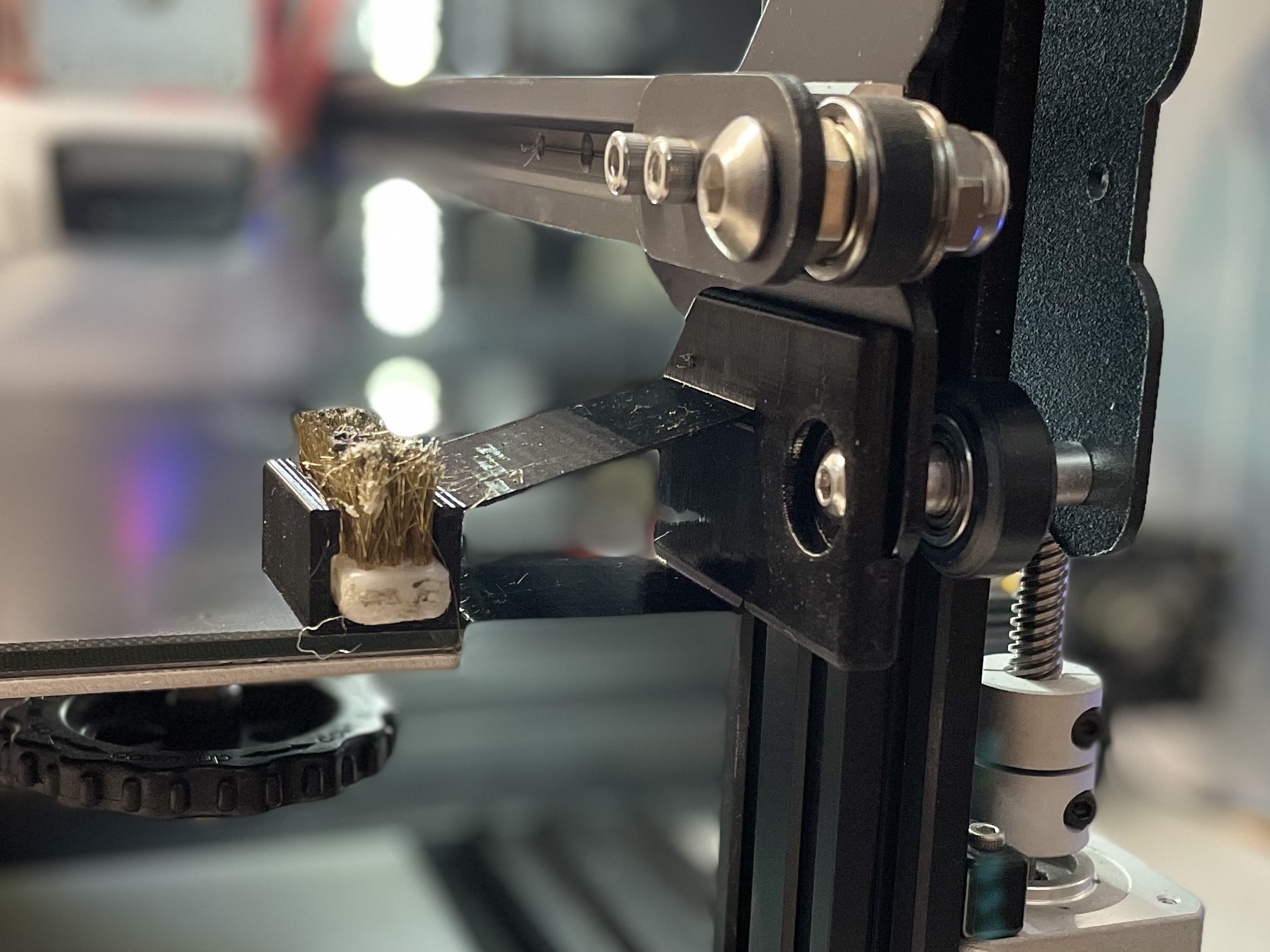 Ender 3 pro nozzle cleaner for creativity direct drive hotend by JascnC ...