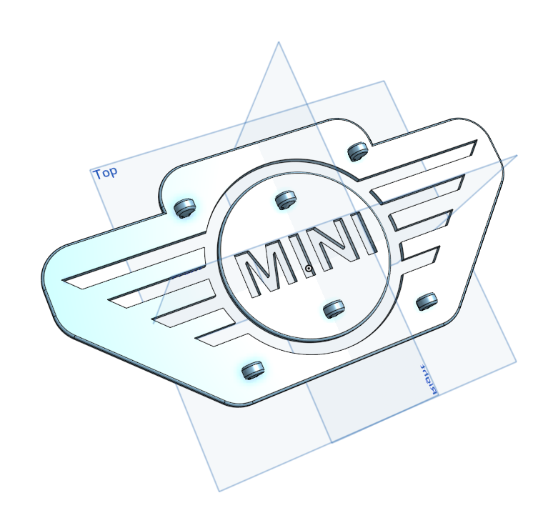 Mini logo cutout by Martin Vavro | Download free STL model | Printables.com