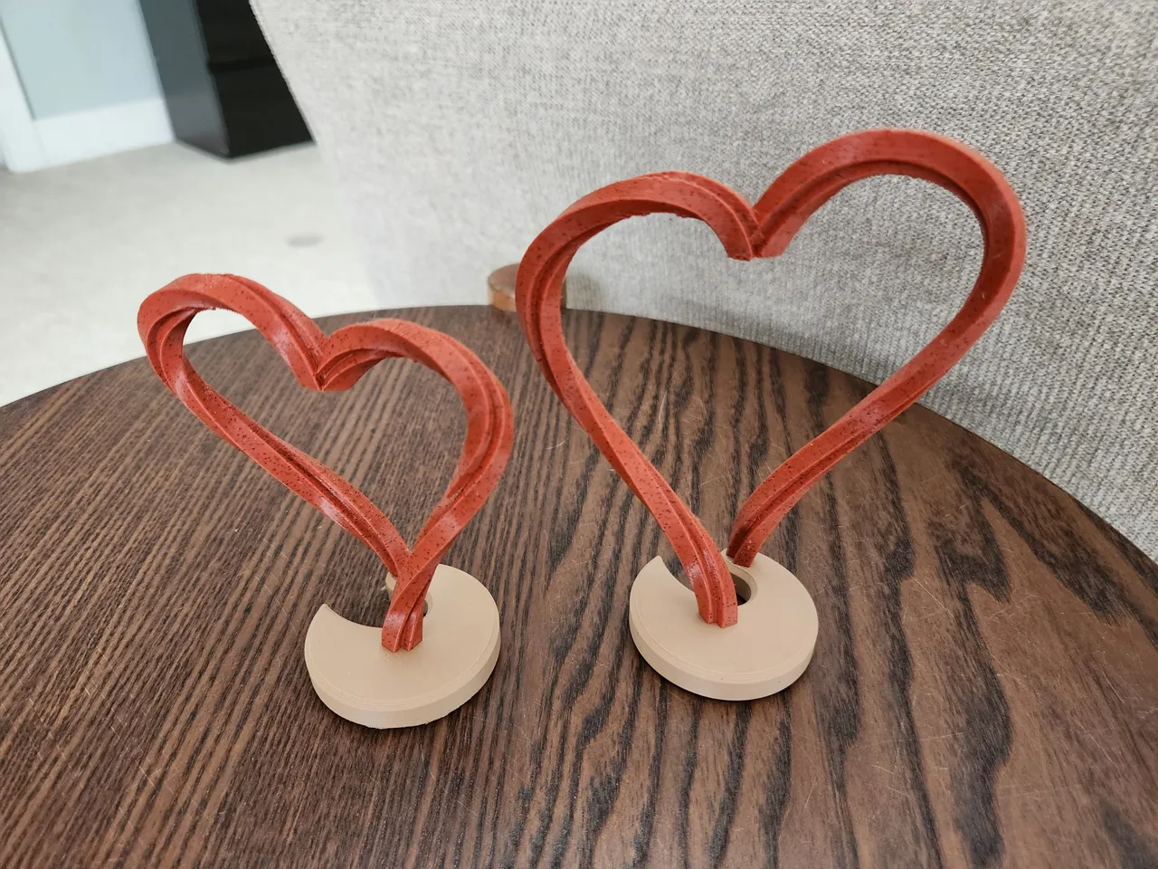 Two Hearts Fused Together