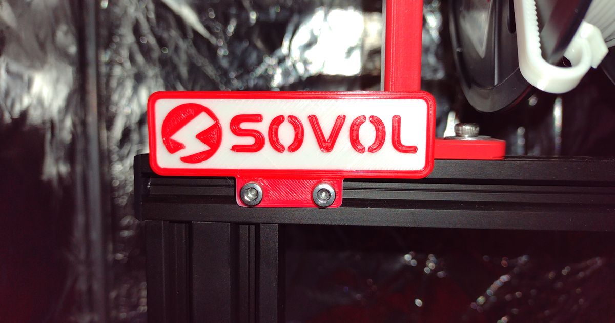 Sovol Sign by southbaygsr | Download free STL model | Printables.com