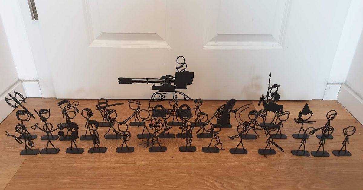 xkcd characters by JohnOldman | Download free STL model | Printables.com