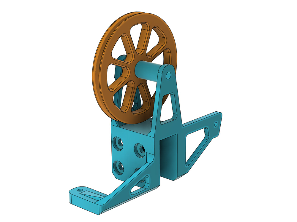 MAK Sidewinder X1 Filament Wheel by mak77 | Download free STL model ...
