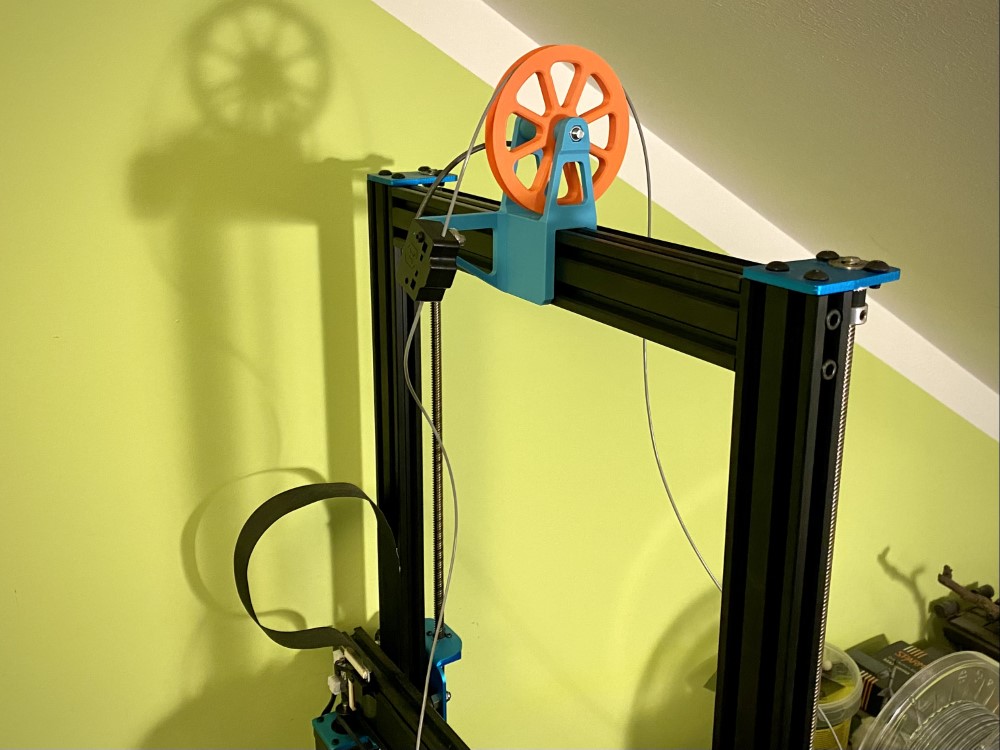 MAK Sidewinder X1 Filament Wheel by mak77 | Download free STL model ...