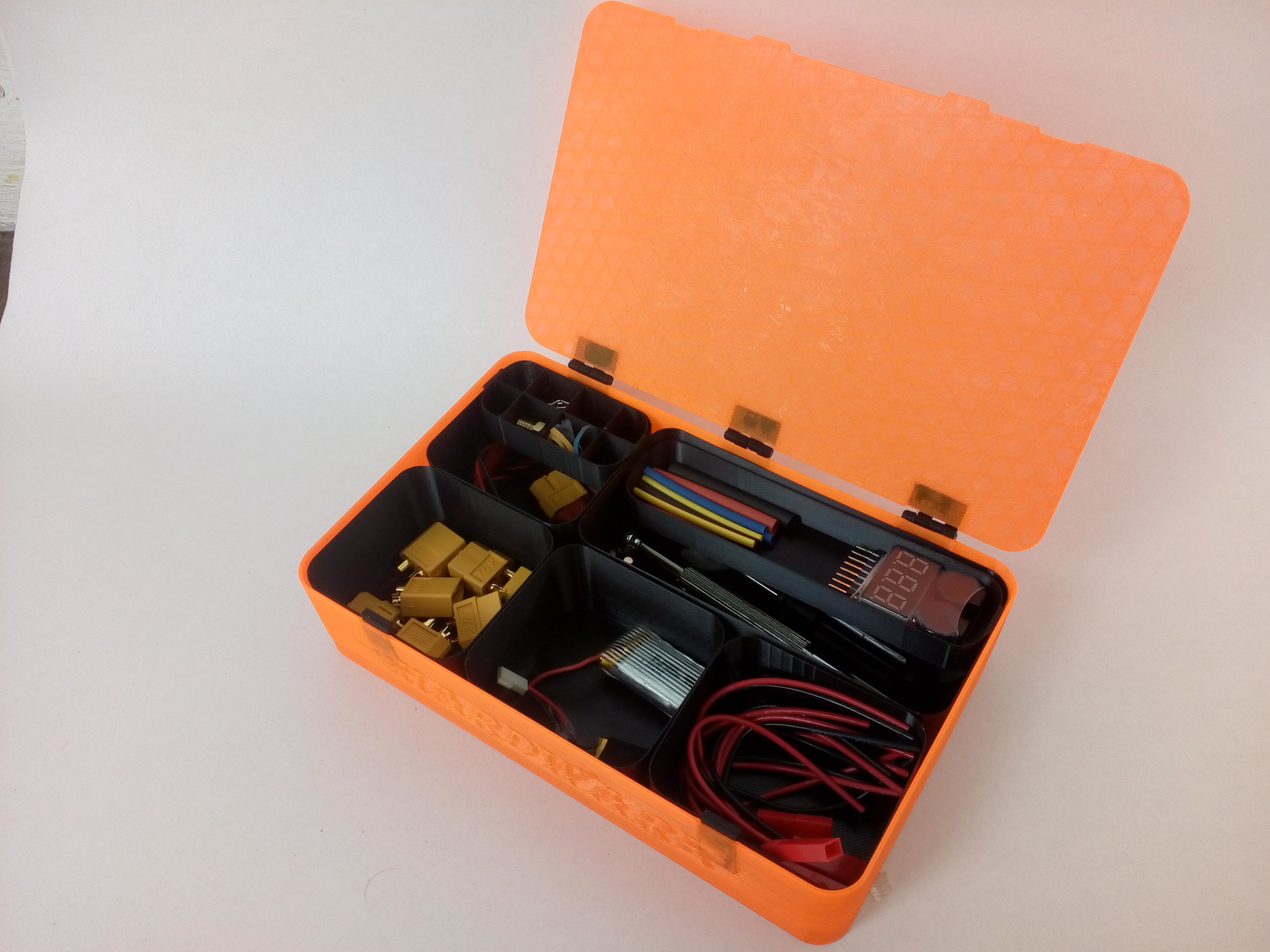 Easy printable adjustable parts box by 3Drcnc | Download free STL model ...