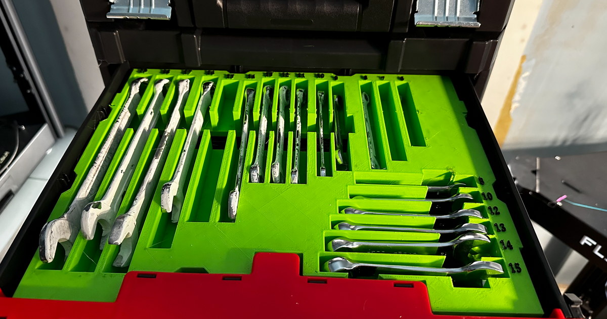 t-stack / CMST17804 VERSASTACK Double Shallow Drawers metric wrench ...