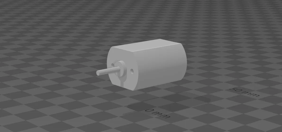 DC 130 motor model with screw holes by Orange12 | Download free STL ...